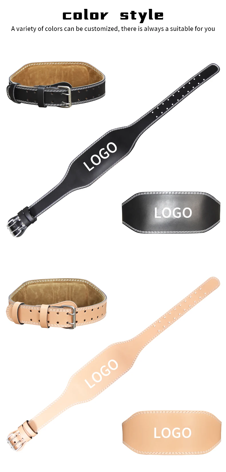 Custom Logo Gym Belt - High Quality Weight Lifting Support