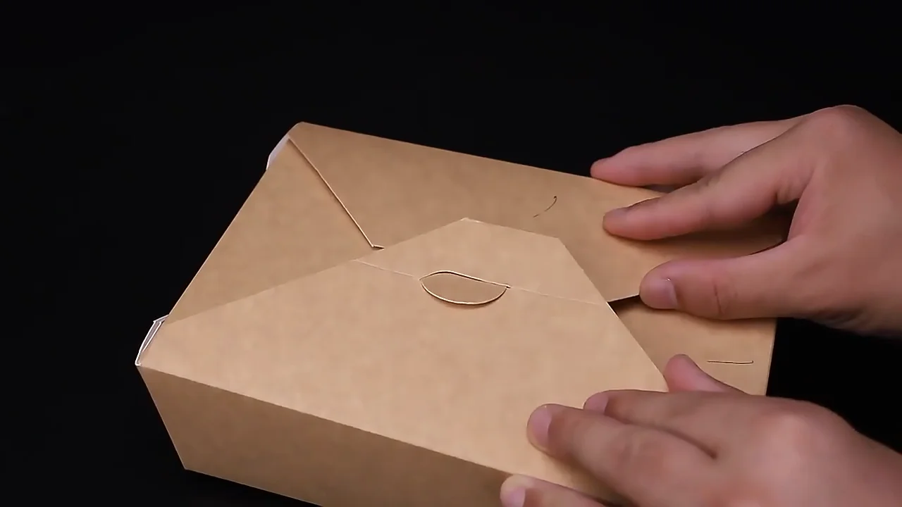 Custom Takeaway Food Takeout Paper Take Away Food Packaging Lunch Boxes ...