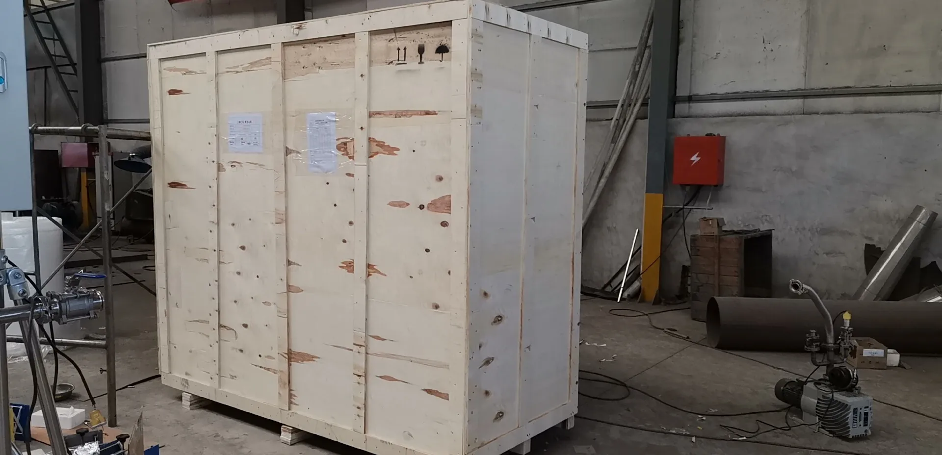 250l Jacketed Stainless Steel Tank With Chiller For Alcohol Cooling ...