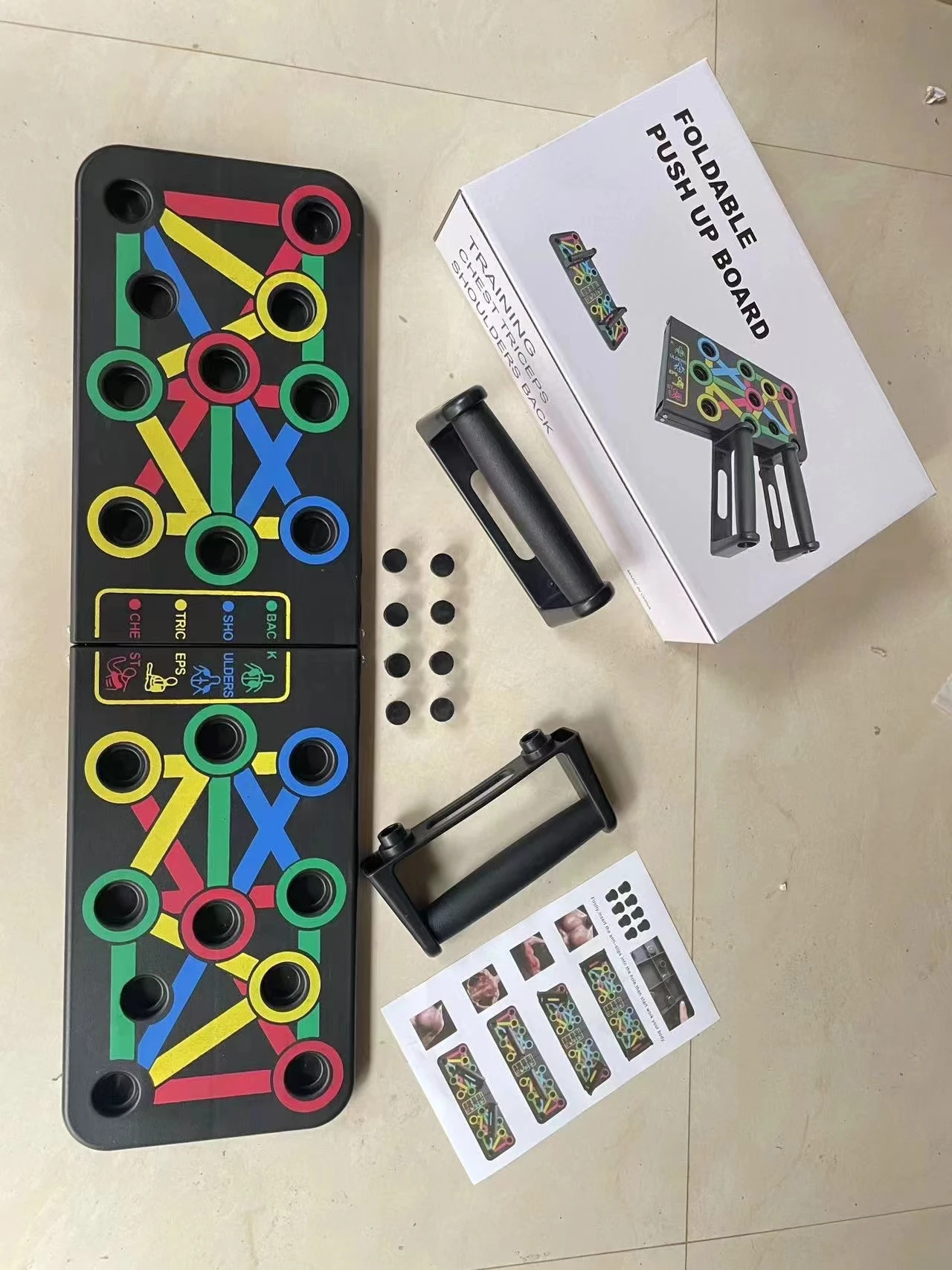 Snbo Push Up Board Chest Muscle Exercise Multifunctional Counting Push ...