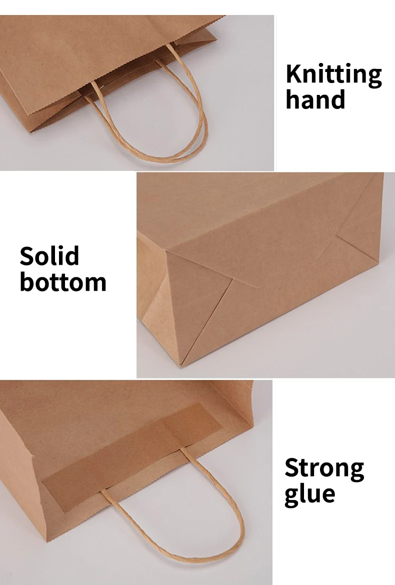 Custom Printed Kraft Paper Bags - Biodegradable & Recycled