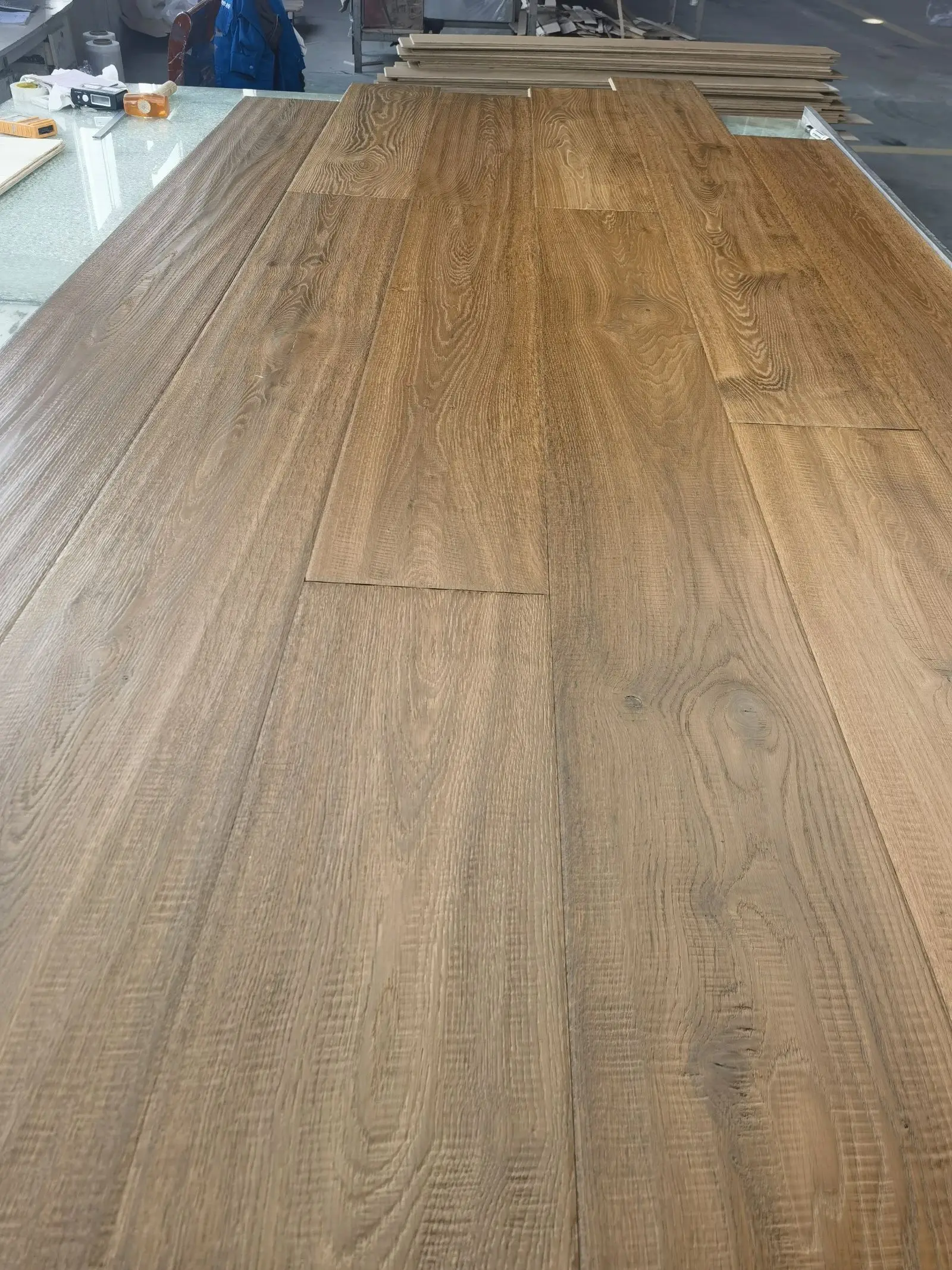 Composite Boards Outdoor Engineered Timber Hickory Nut Flooring Brushed ...