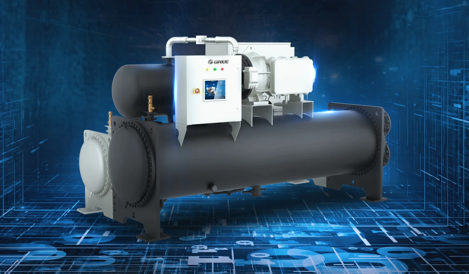 Gree Chilled Water Fan Coil R410a Cooling Only And Heat Pump 20ton ...