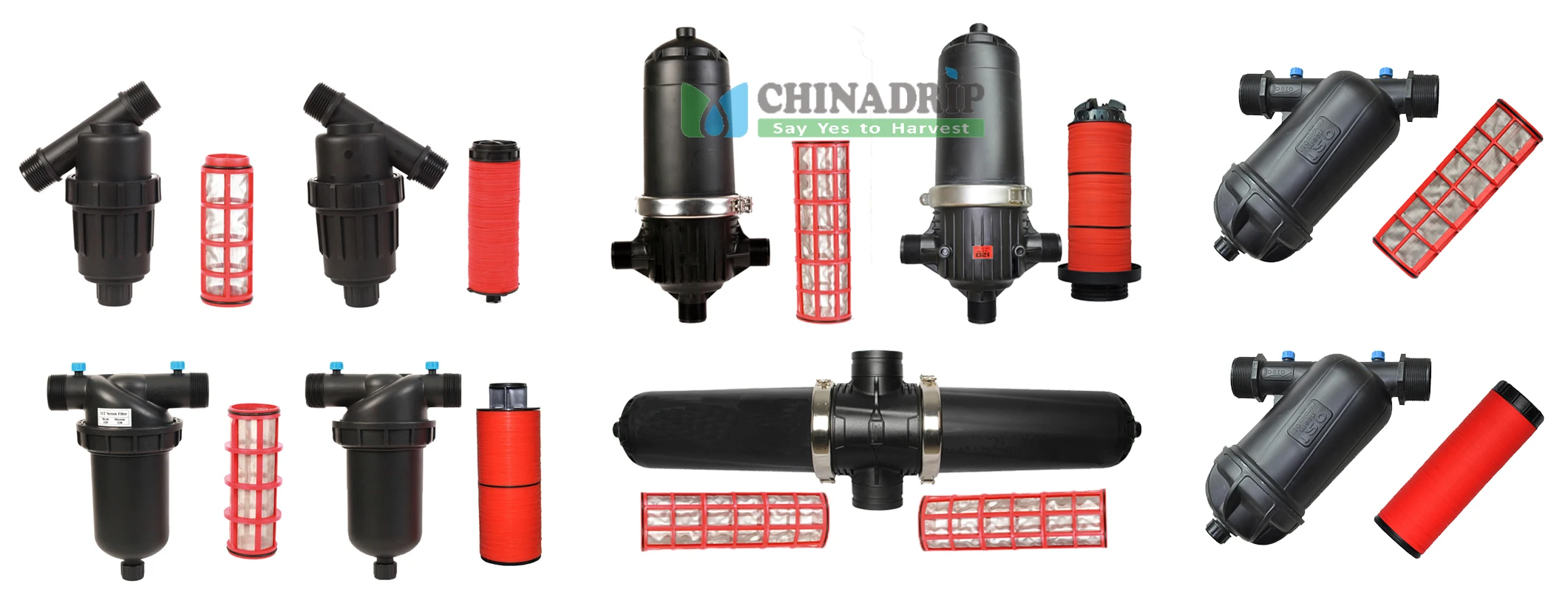 Agricultural Durable Plastic Drip Irrigation System 120 Mesh