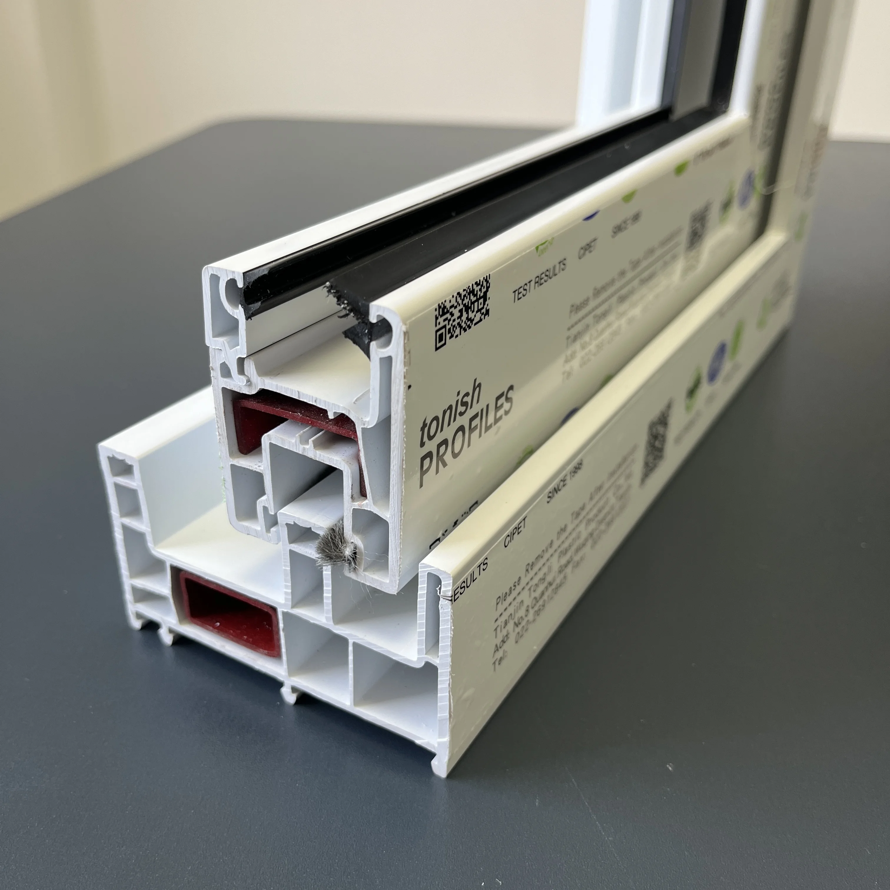 70mm Veka European Standard Cheap PVC Frames Window Profile