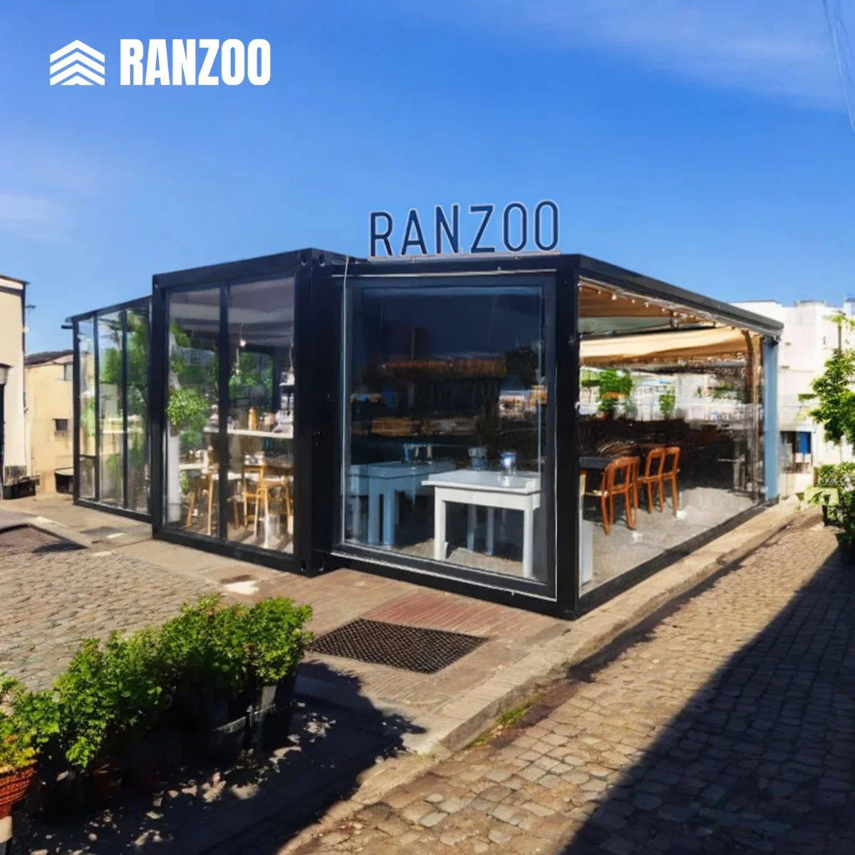 Commercial 20ft Expandable Portable Steel Container 10ft Mobile Box ...