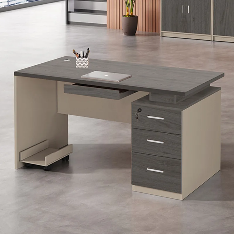 Premium Modular Executive Office Workstation Table with Drawers Modern ...