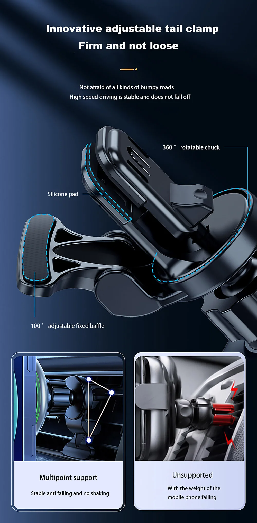 New 30w Magnetic Car Wireless Charger Air Vent Holder For Iphone 14 13 12 Pro Max Mini Fast Car ...