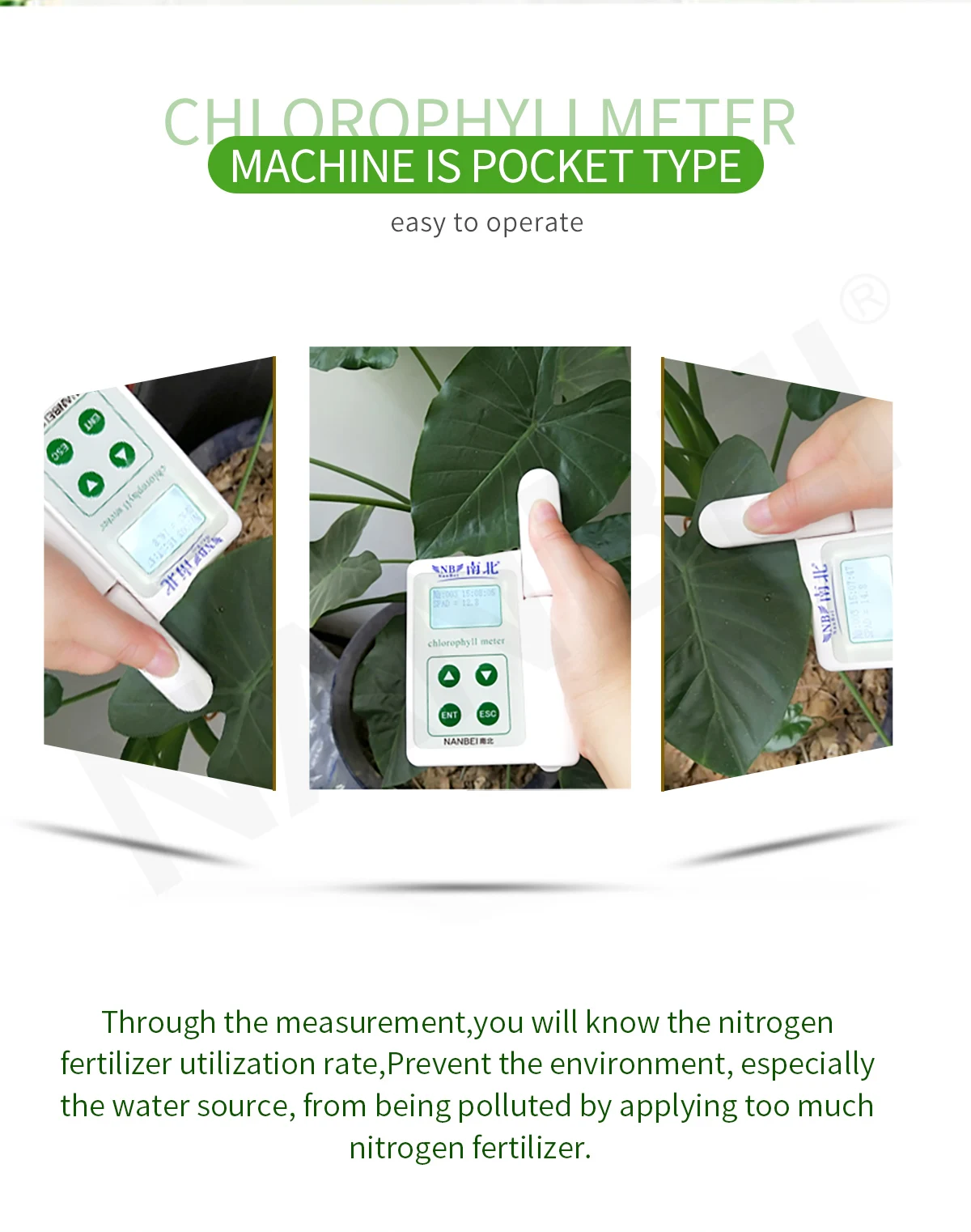 Agricultural Instruments Spad-502 Leaf Plant Chlorophyll Meter Price ...