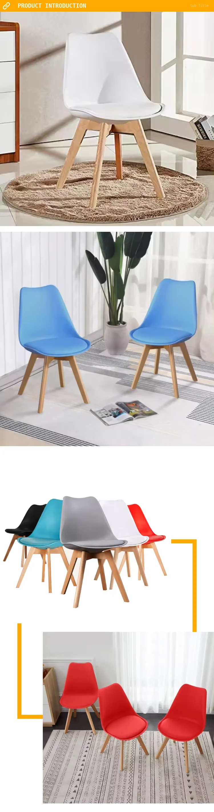 Strong Pp Plastic Back And Seat Chairs For School,Student Training ...