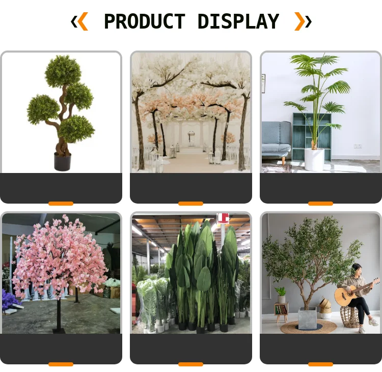 Custom Indoor Decorative Pine Trees Landscape Project Big Trunk Faux ...