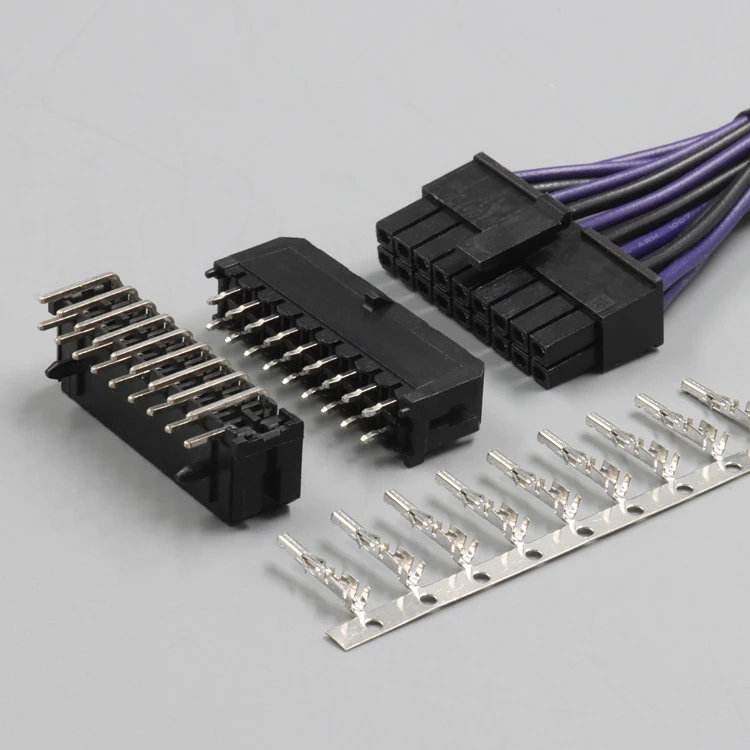 Scondar Custom Molex Micro-fit 3.0mm Pitch Crimp Connectors 1 12 24 Pin ...