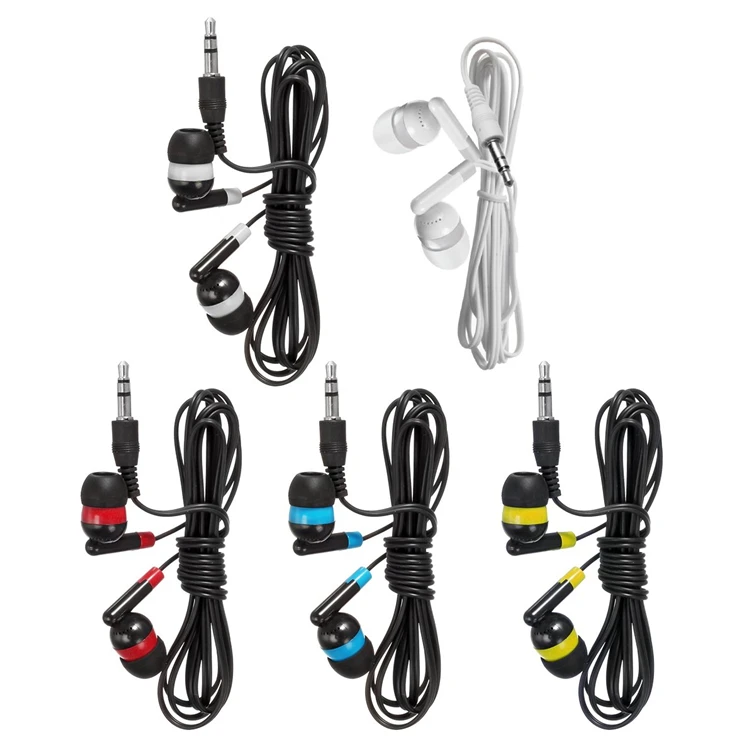 Bulk Disposable Outdoor Earphones For Classroom Kids Computer Lab ...