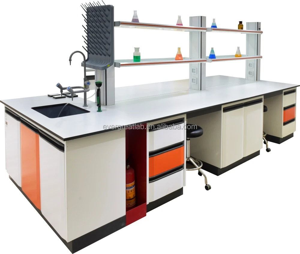 Dental School Chemical Industrial Cabinet Tables Furnitures Work Lab ...