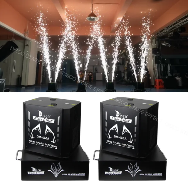 Best Selling Rotating Spinning Cold Spark Machine - 1300W DMX