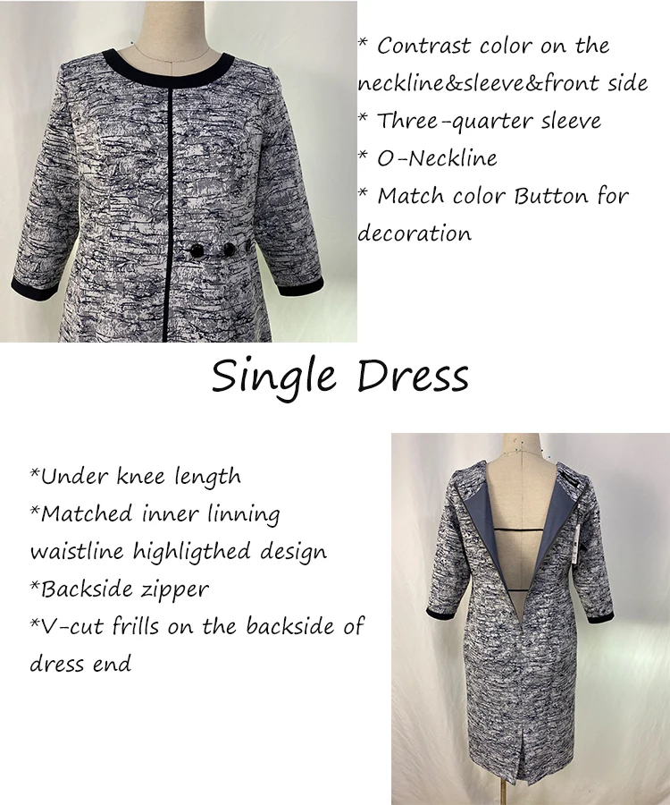 Quality Turkey Office Dress Elegant African Women Vestido Maxi Plus ...