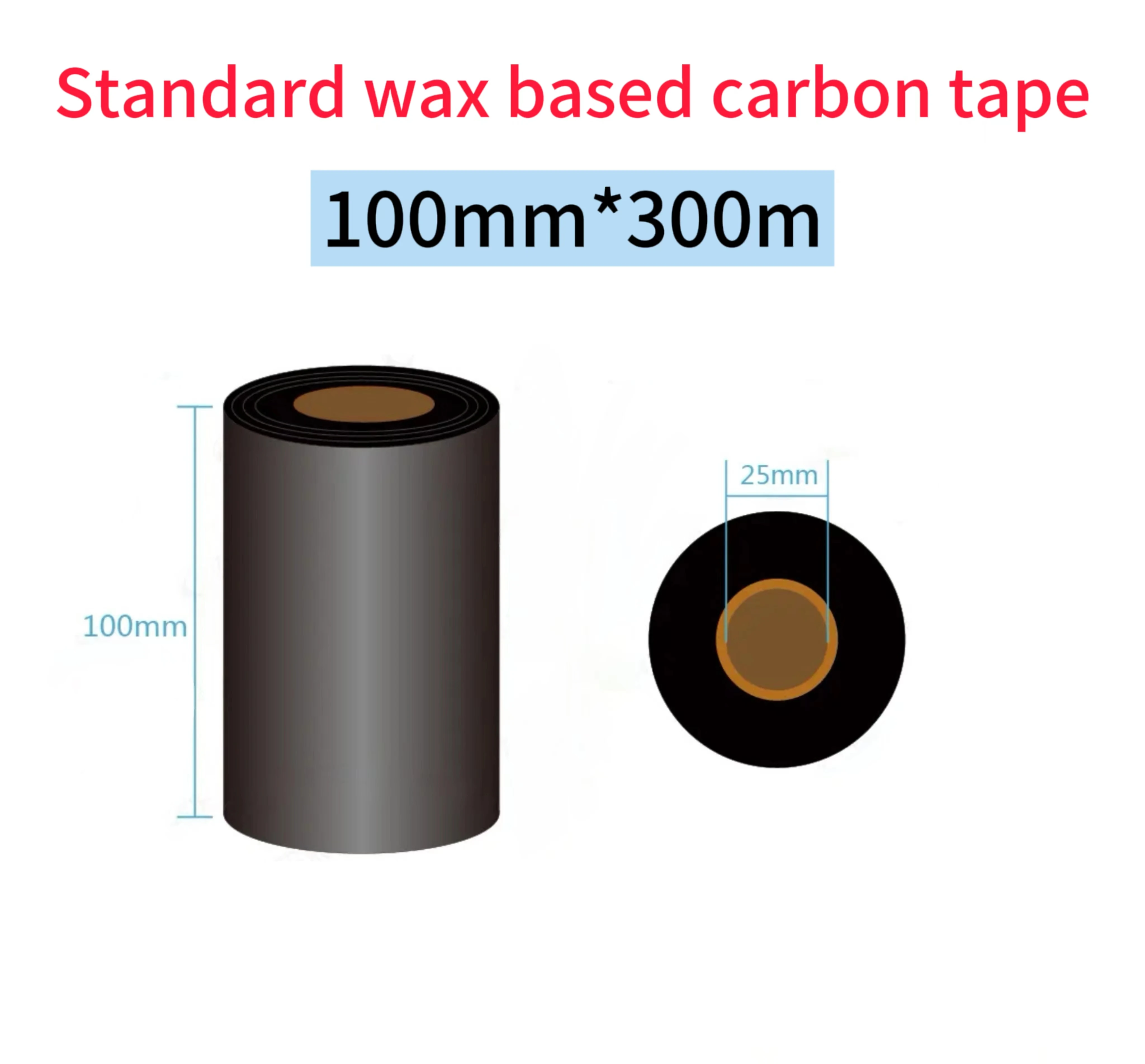 Standard Wax Based Carbon Thermal Transfer Ribbons For Thermal Printers ...