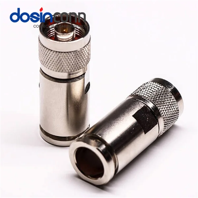 N Type Male Crimp Connector For Lmr-400 Clamp For Rg213 Rg8 1/2 7/8 ...