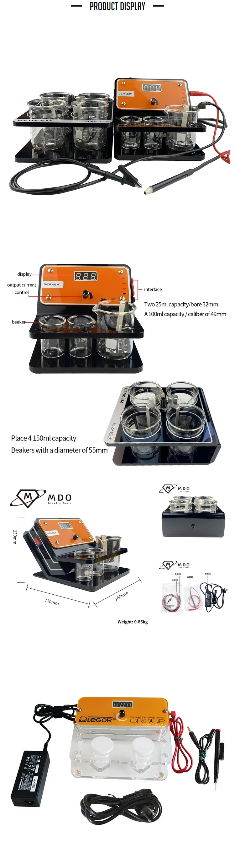 110V/220V Electroplate Machine - DIY Jewelry Making Tool