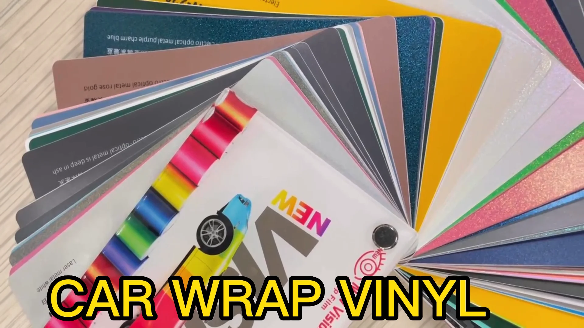Gloss Candy Car Wrap Premium Paint Replacement Film Roll With Nano Air ...