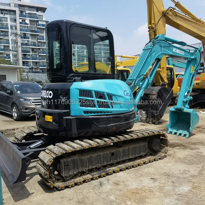 Fuel-efficient Kobelco Sk55 Crawler Excavator Real-time Data Display ...