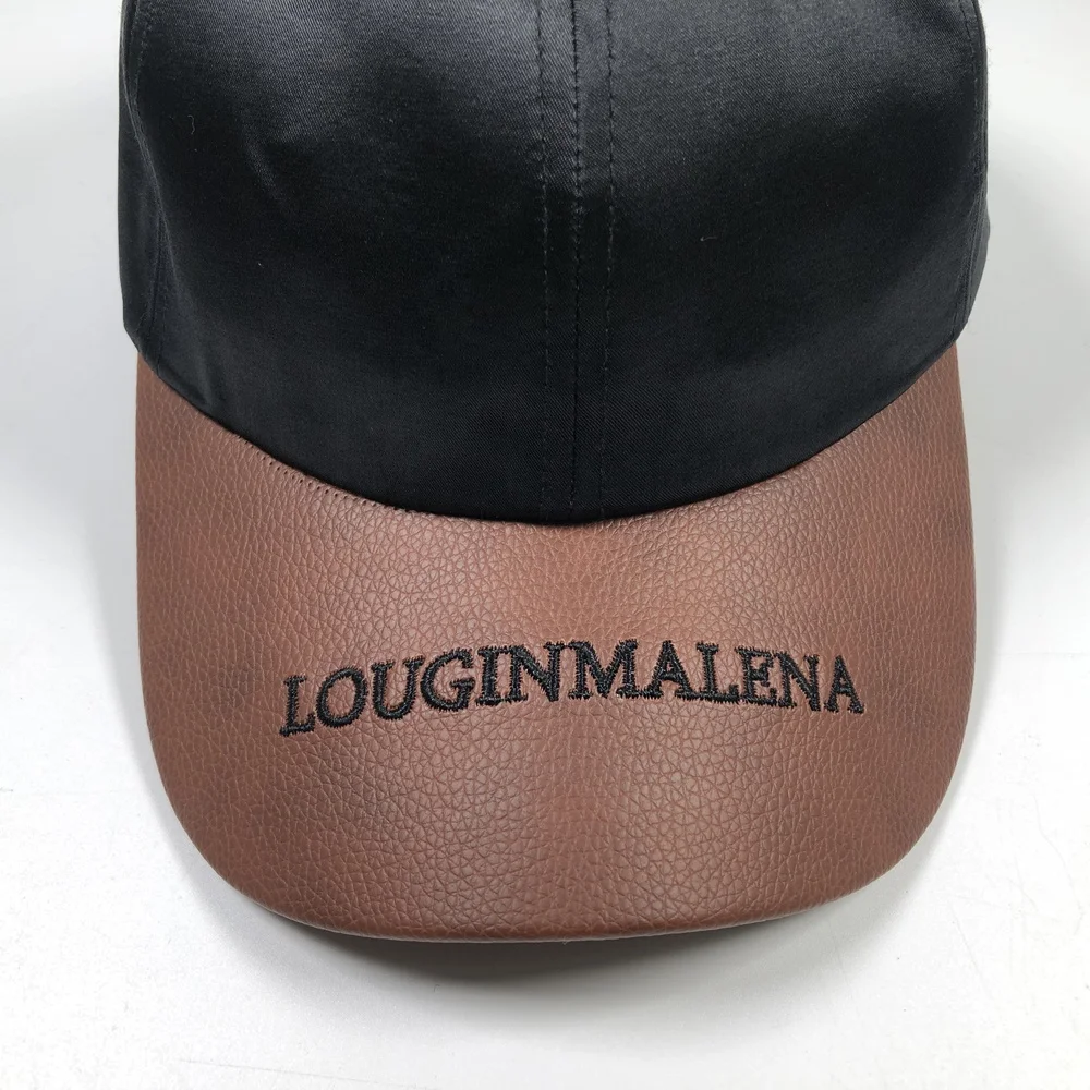 Oem Premium Colorful Unisex Two Tone Brown Colors 6 Panel Unstructured ...