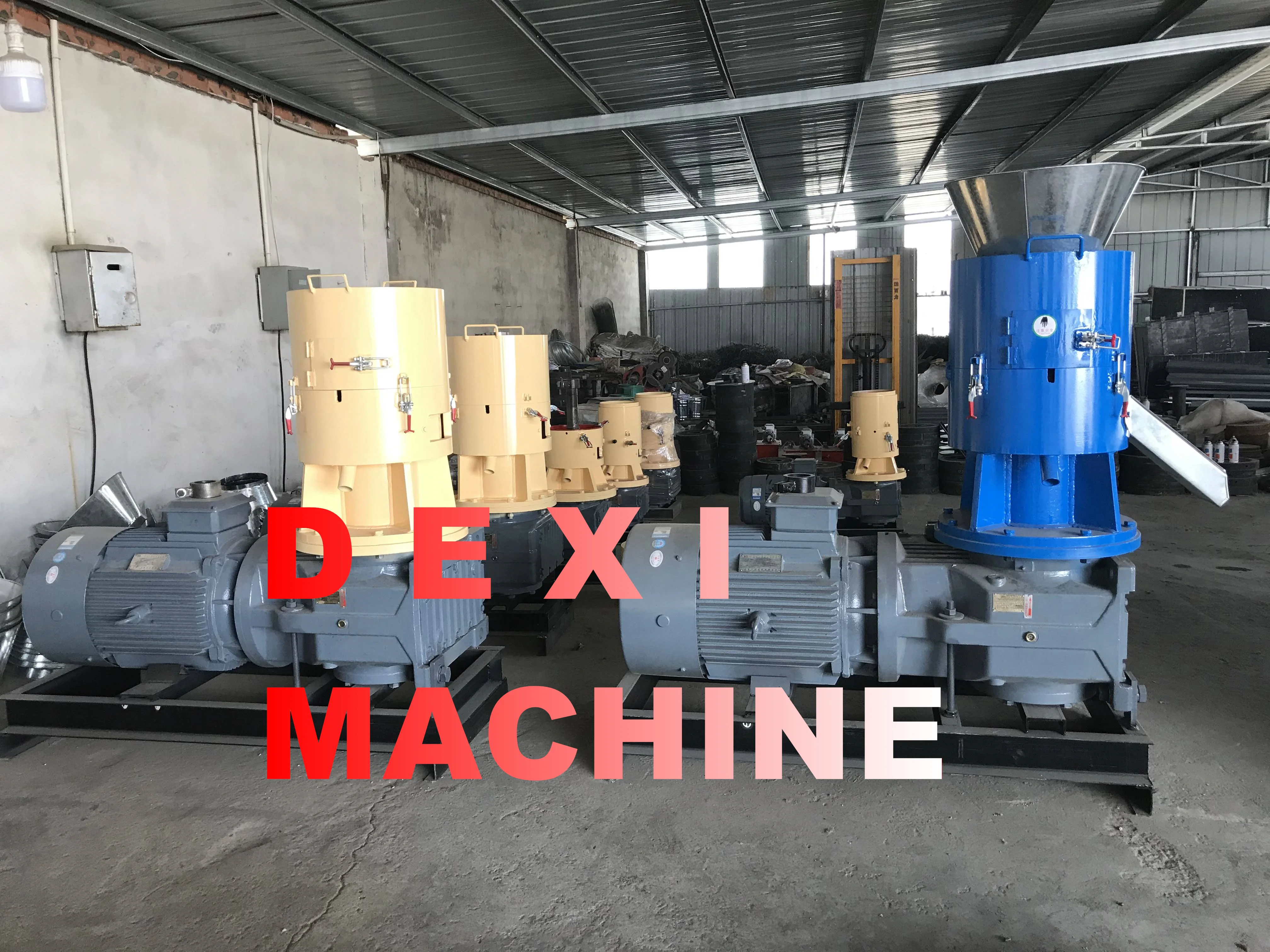 Skj Series Flat Die Wood Pellet Mill With High Quality Motor Machine ...