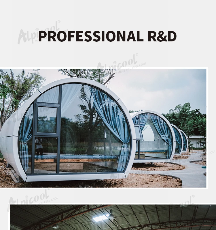 Alpicool S6 Modern Prefab House Aluminum Alloy Shell Resort Style ...