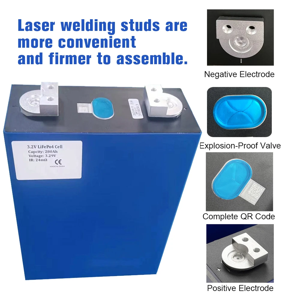 2024 New Terminal/port Lf280k Lifepo4280ah 8000 Cycle Grade A 3.2v Lfp ...
