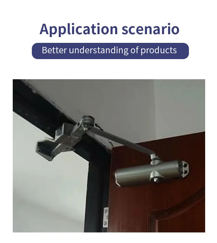 Heavy Duty Automatic Door Closer Adjustment Soft Close Door Closer for ...