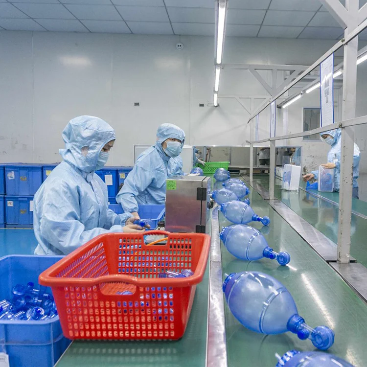 Oxygen Breath Hand Resuscitation Medic Bvm Pvc Portable Disposable Ambu Bag Adult Kit ...