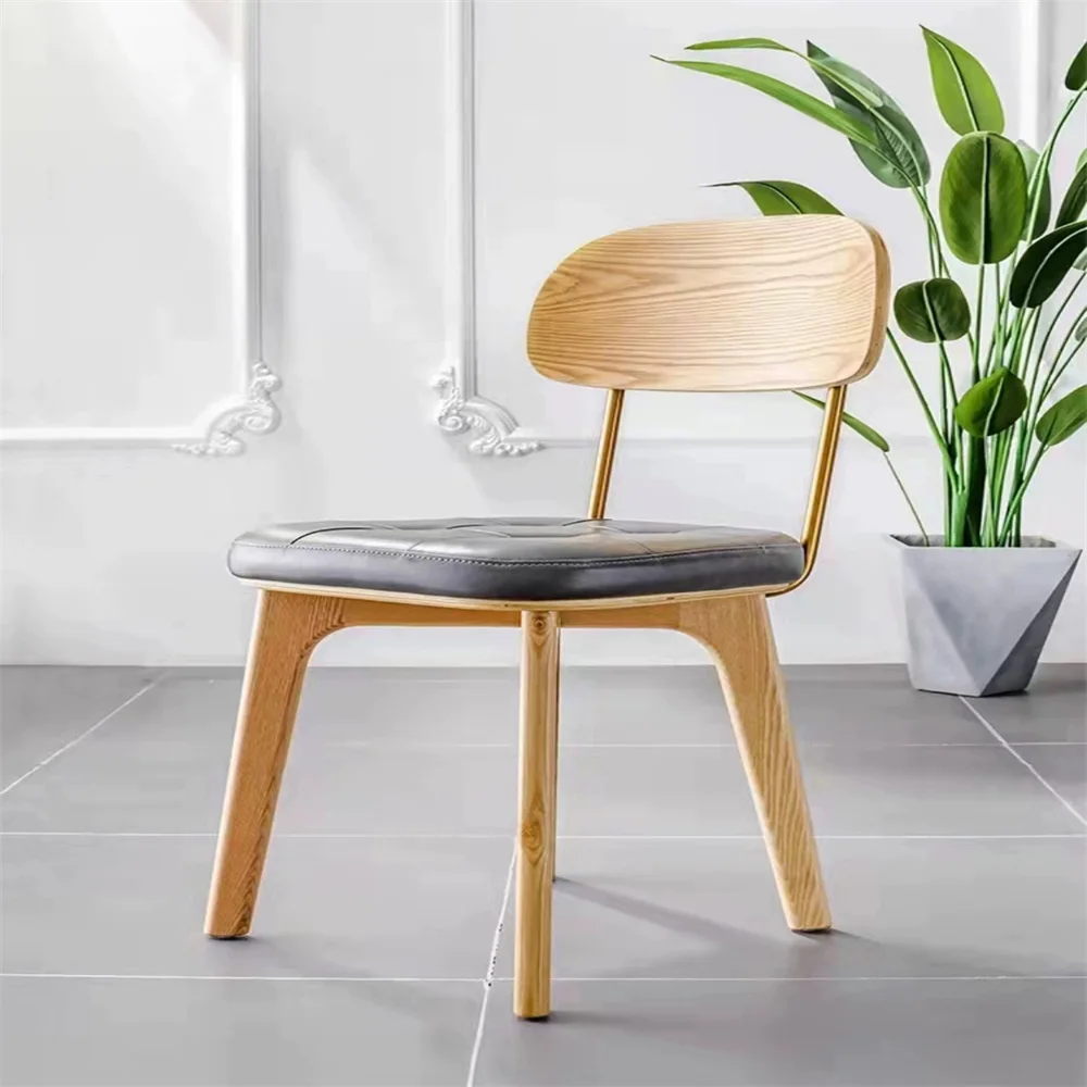 Light Luxury Chair White Ash Wood Chair Nordic Design Style Fancy ...