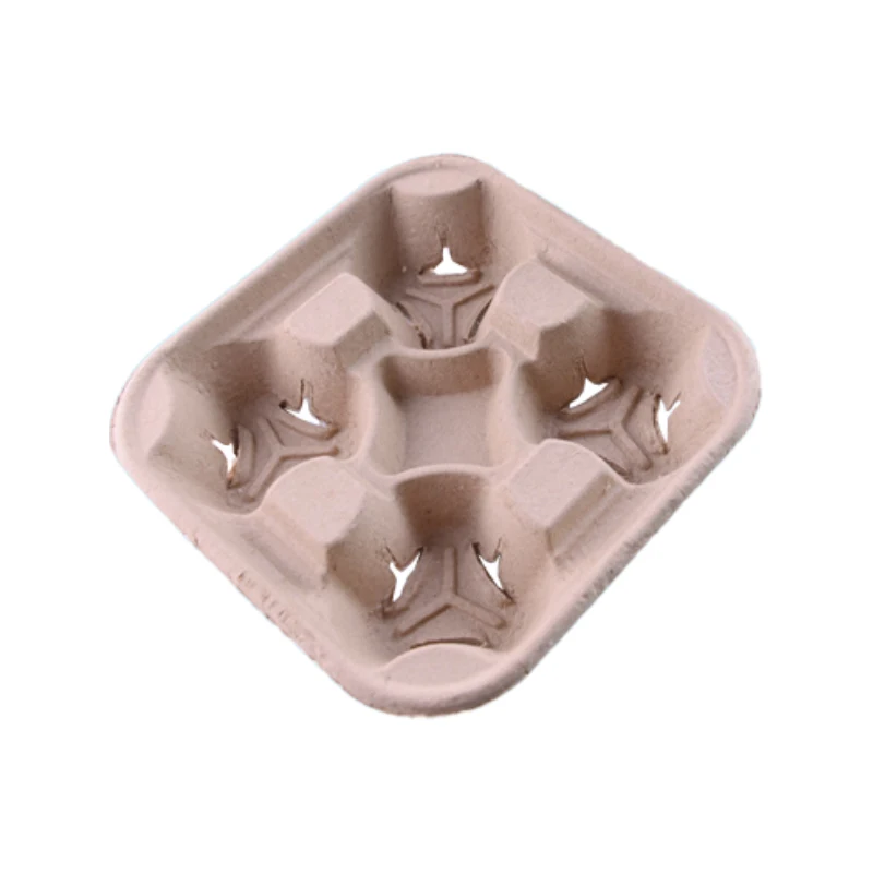 Custom Biodegradable Paper Pulp Packaging Insert Press Molded Pulp Tray ...