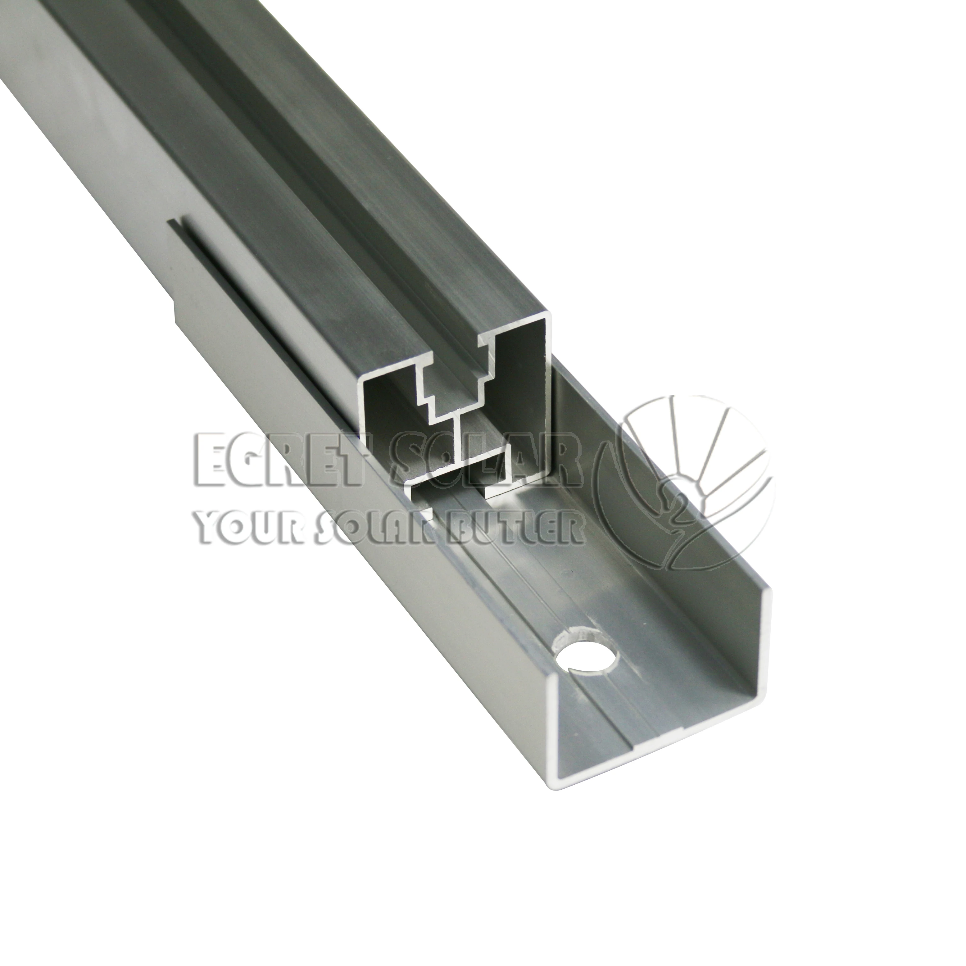 Factory Oem Solar Aluminum Profile Solar Mounting Rail For Pv Panel ...