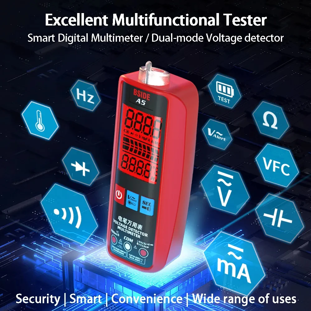 Bside Smart Digital Multimeter Professional Automatic Multitester Vfc ...