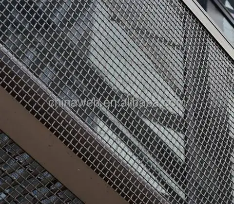 Heavy Duty Lock Crimped Wire Mesh Screen for Security Fencing and ...