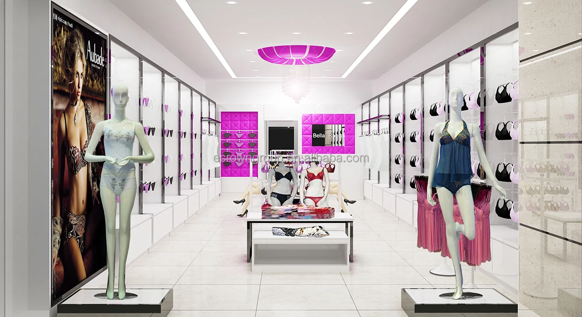 Multifunctional Curves Panel Display Showcase Shop Design Mall ...