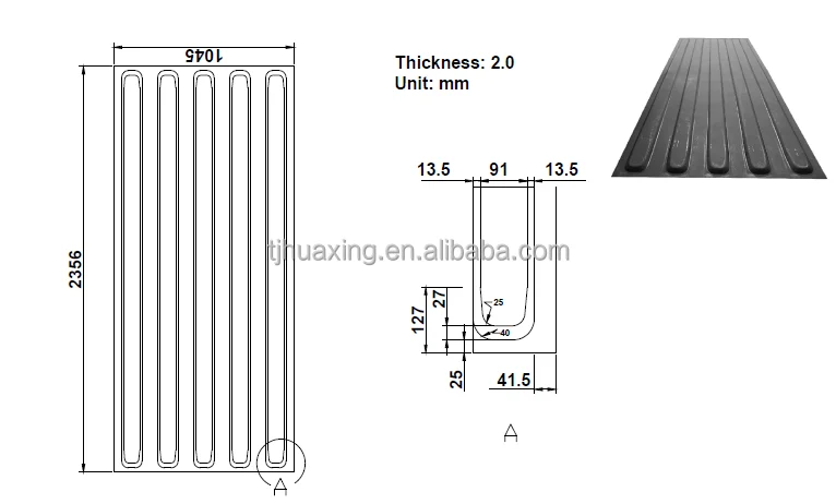 ISO Shipping Container Corrugated Ceiling Panel SPA-H