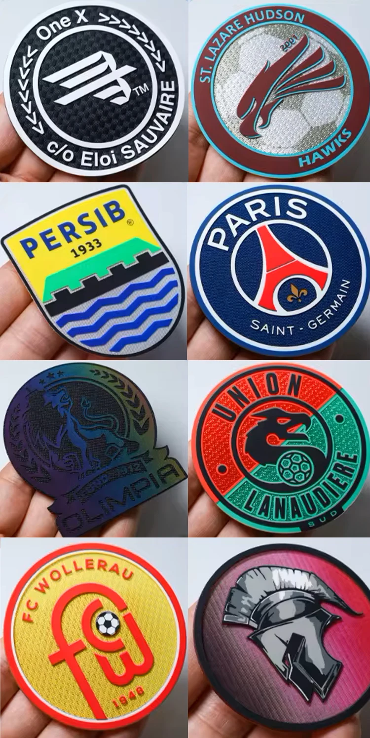 Custom Luxury Clothing Silicone Patches for T-shirt