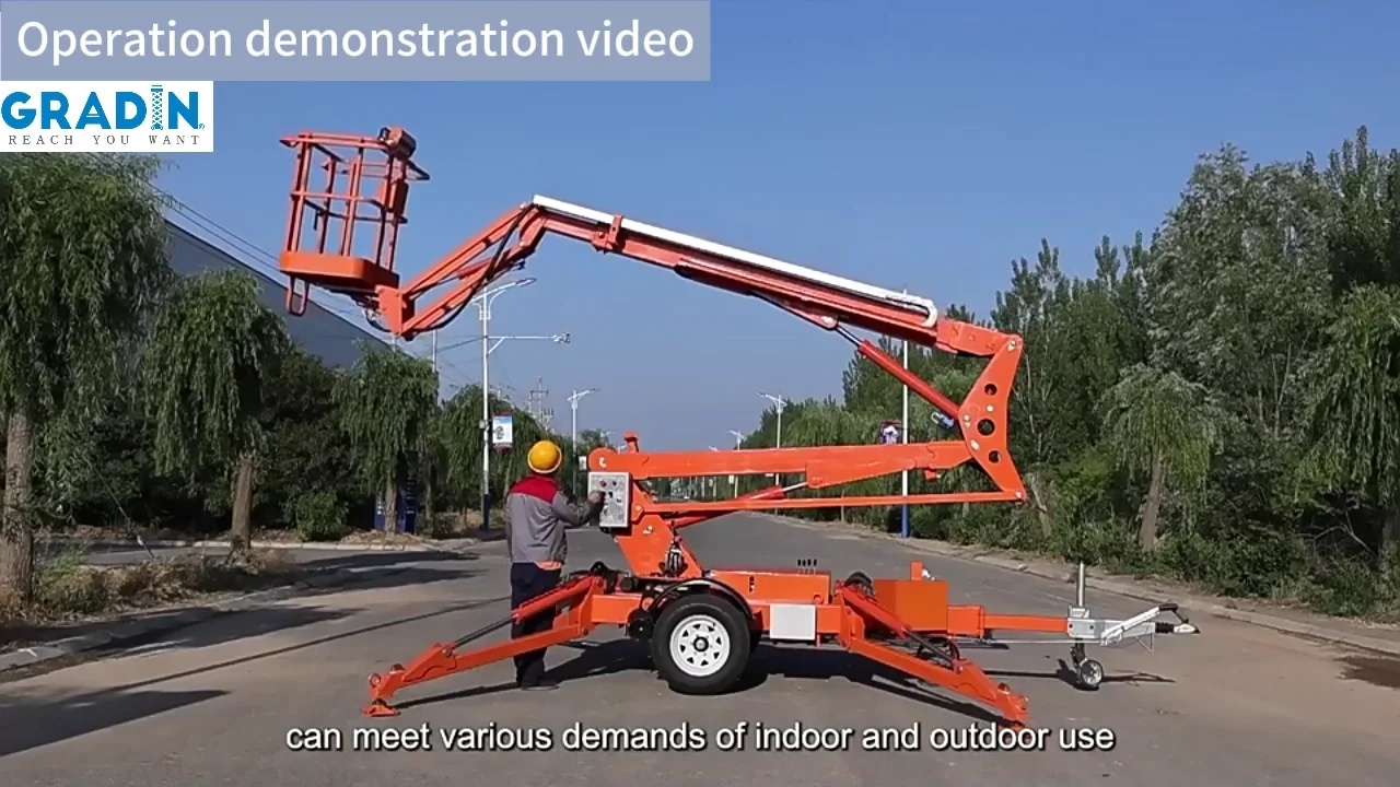 20ft 30ft 40ft Self Propelled Electric Articulated Boom Lift Aerial ...