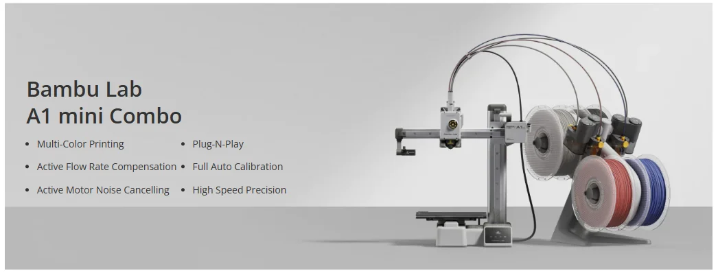 Bambu Lab A1 Mini 3d Printer Ams Lite Supported Precise Extrusion Up To ...