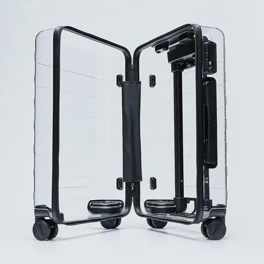 Transparent 20inch Polycarbonate Carry on Luggage with TSA Lock