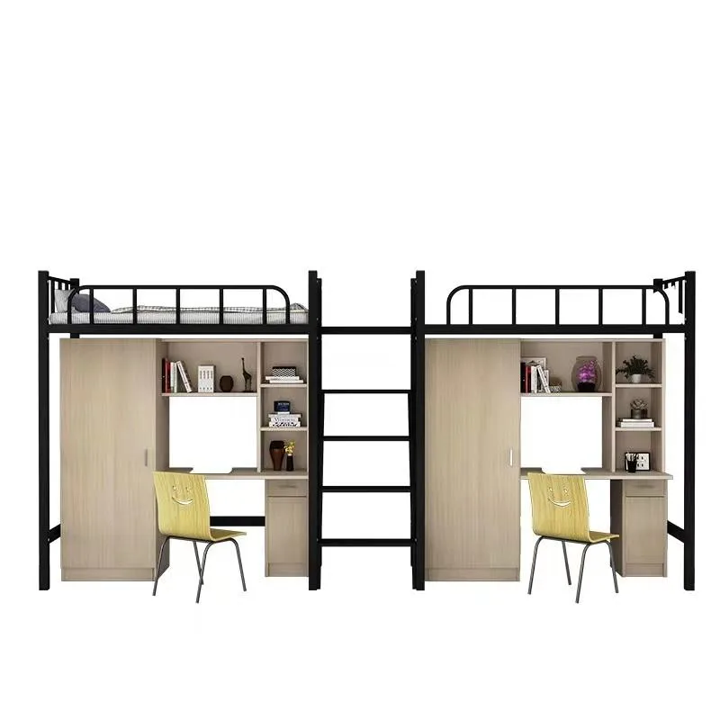 Lakshyo Factory Price Single Loft Bed With Storage Locker And Table ...