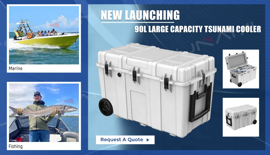 Outdoor Explore Large Fishing Cooler Box Tackle Box Cooler Hard Bag ...