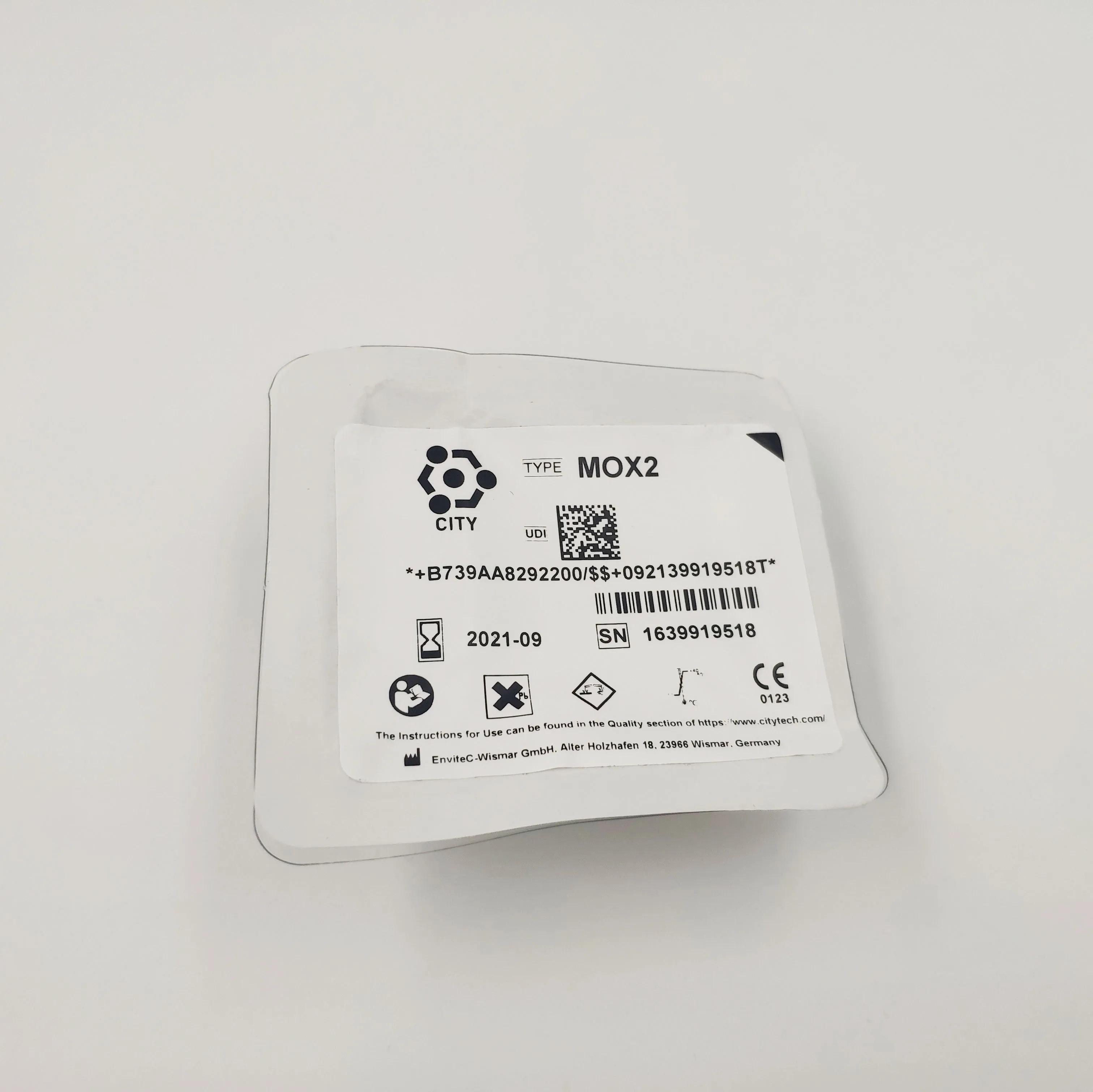 Mox2 Oxygen Sensor Mox-2 O2 Sensor For Mindray Wato Ex-35 Ex-65 - Buy ...