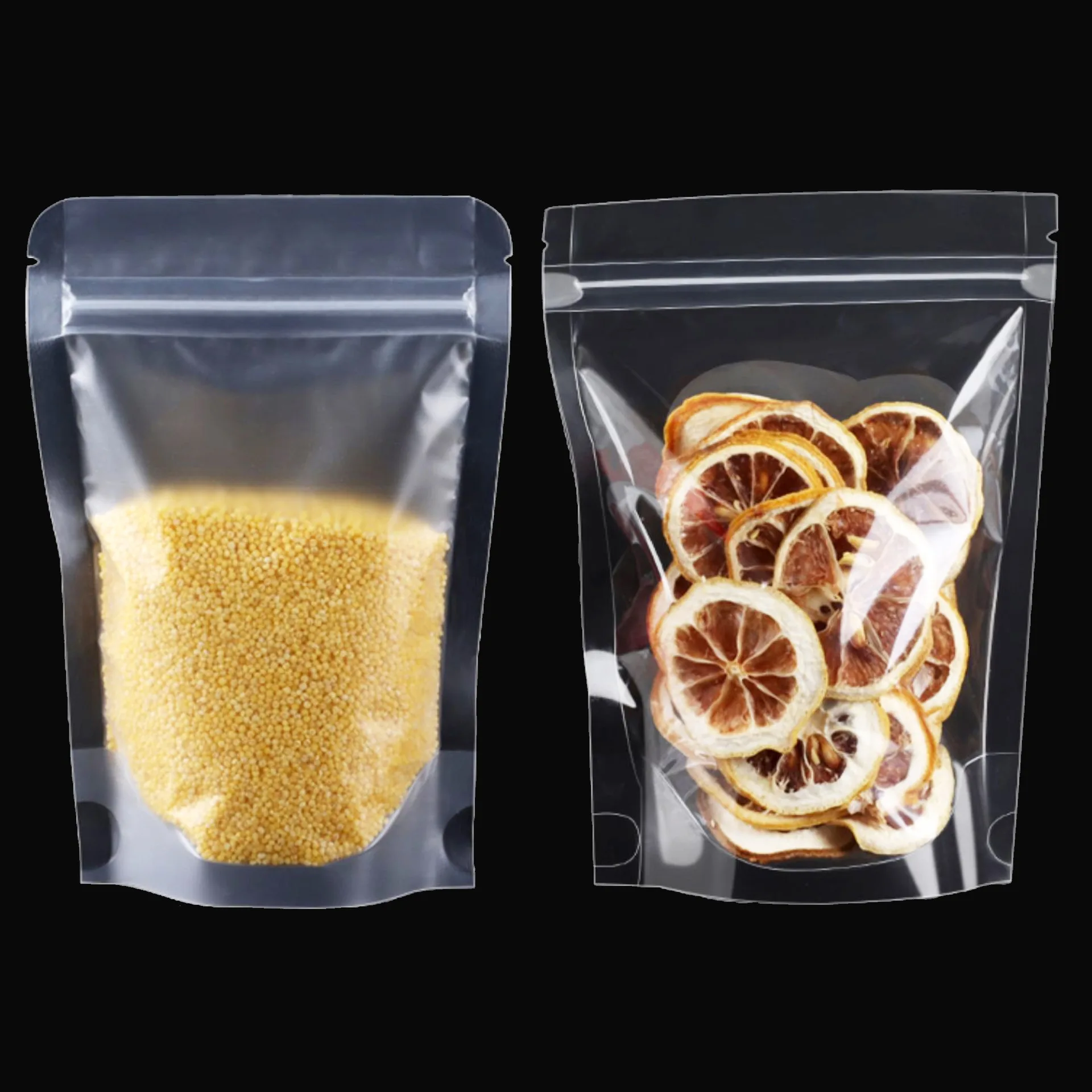 Stand Up Food Bags Zip Lock Food Storage Bags For Packaging Products ...