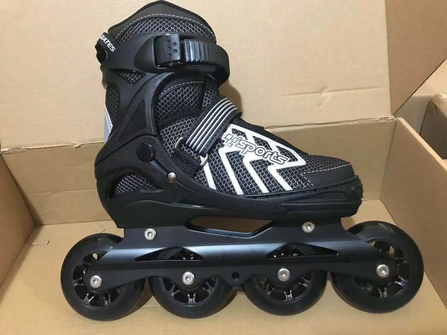 Durable Mesh Vamp Adjustable Inline Skates for Men & Women - Big Wheel ...