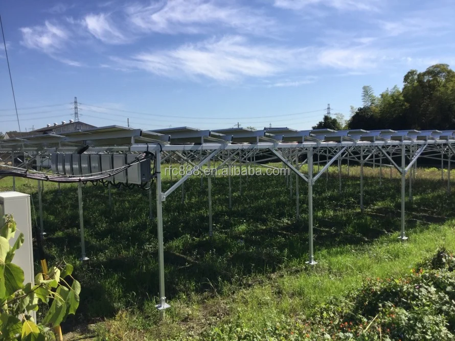 Panel Solar Mount - Efficient Agricultural Greenhouse Setup