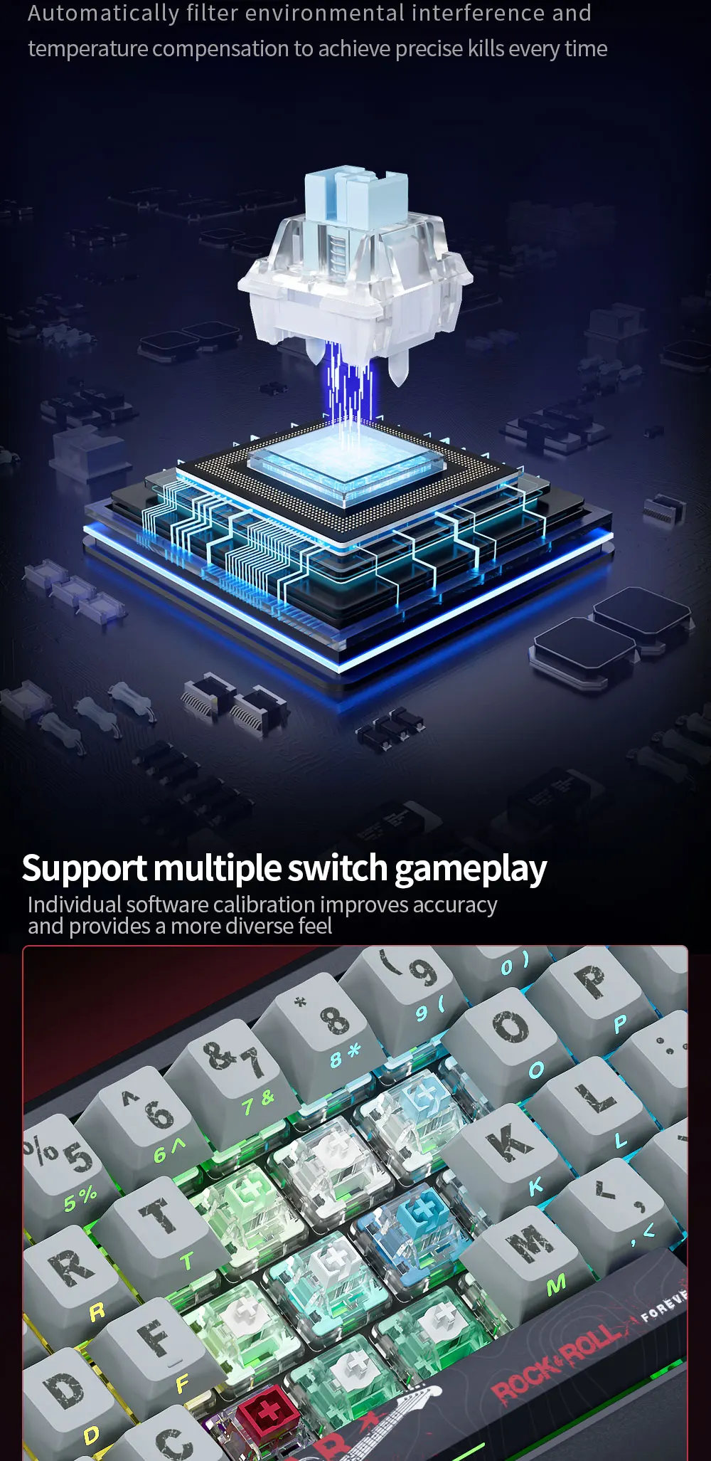 SKYLOONG GK68 HE Aluminum Magnetic RGB 8K USB Gaming Keyboard