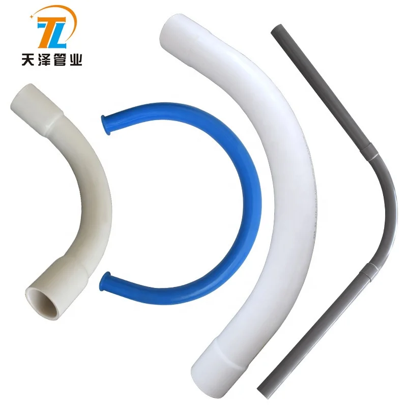 plastic pvc pipe Electrical PVC Conduit Bend 100mm 90-Degree 1800mm ...